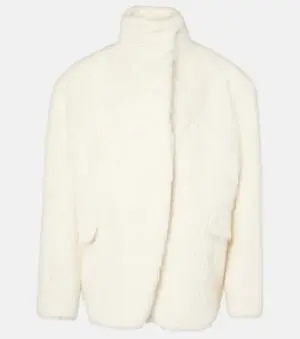 Magda Butrym Alpaca-blend Jacket - White