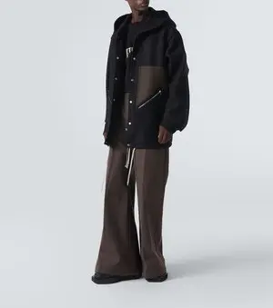 Rick Owens Bela Cotton Wide-leg Trousers - Grey