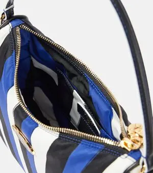 Emilio Pucci Yummy Iride Canvas Shoulder Bag - Blue