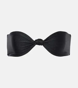 SAME Bandeau Bikini Top - Black