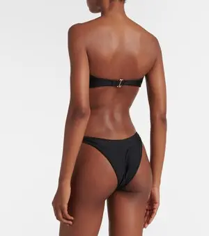 SAME Bandeau Bikini Top - Black