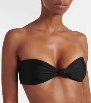 SAME Bandeau Bikini Top - Black