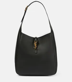 Saint Laurent Le 5 A 7 Supple Large Shoulder Bag - Black