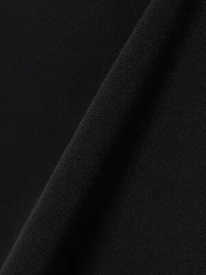 COURREGES Asymmetric Cutout Stretch-crepe Tank - Black