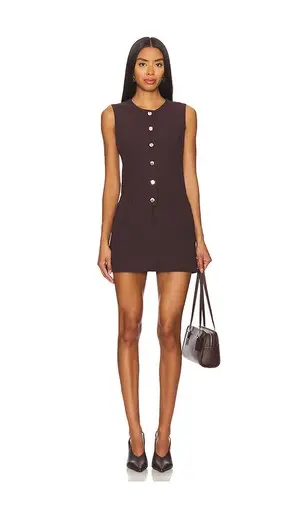Amanda Uprichard Tori Dress - Brown