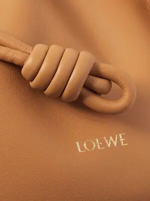 Loewe Flamenco Mini Leather Clutch - Brown