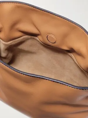 Loewe Flamenco Mini Leather Clutch - Brown