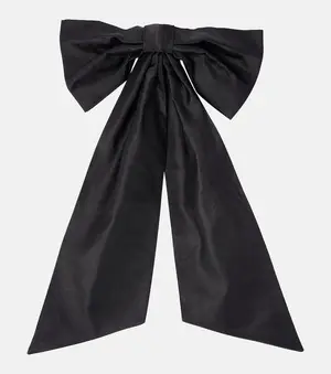 JENNIFER BEHR Bow Detail Hair Clip - Black