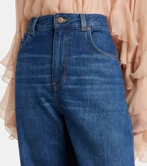 Chloé Mid-rise Wide-leg Jeans