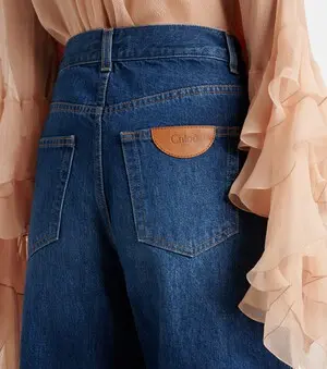 Chloé Mid-rise Wide-leg Jeans