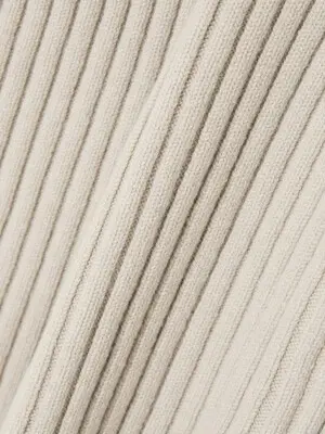 Max Mara Ribbed Wool-blend Maxi Skirt