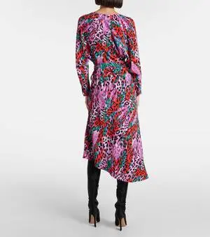 Diane Von Furstenberg Eloise Leopard-print Midi Wrap Dress