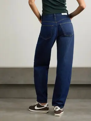 RE/DONE High-rise Tapered Jeans