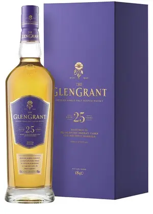 GLEN GRANT Year Old Speyside Single Malt Scotch Whisky - 25
