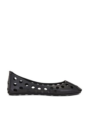 Alaïa Cut-out Ballet Flats - Noir