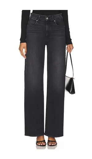 Paige Sasha Wide Leg Jeans - Black