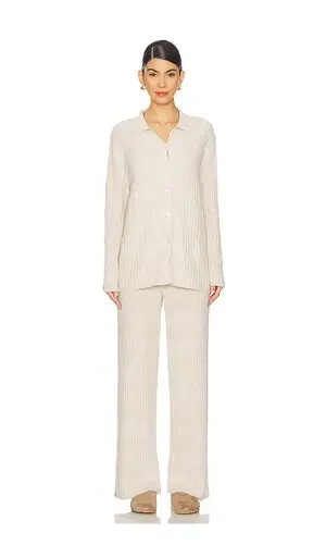 Barefoot Dreams Cozychic Ultra Light Wave Shirt In . Also