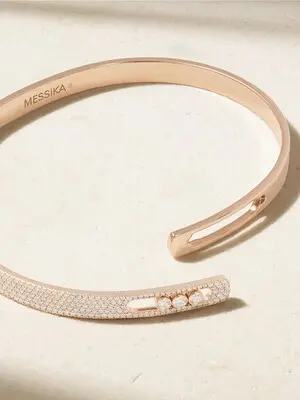 Messika 18 Karat Rose Diamond Bracelet
