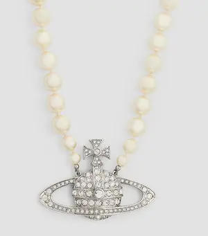 VIVIENNE WESTWOOD Pearl Bas Relief Necklace