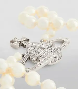 VIVIENNE WESTWOOD Pearl Bas Relief Necklace