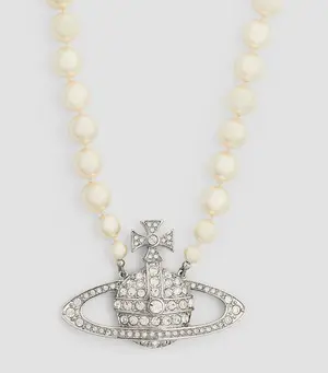 VIVIENNE WESTWOOD Pearl Bas Relief Necklace