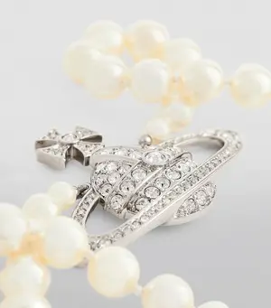 VIVIENNE WESTWOOD Pearl Bas Relief Necklace