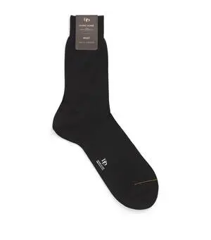 DORE DORE Must" Pure Cotton Crew Socks - Black