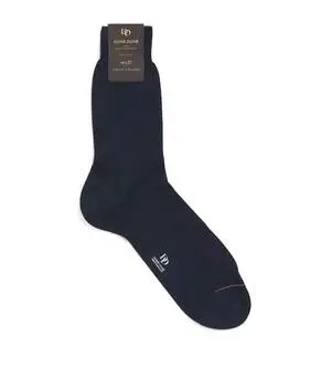DORE DORE Must" Pure Cotton Crew Socks - Blue