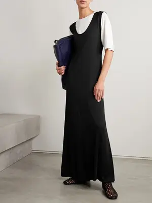 THE ROW Agla Stretch-knit Maxi Dress