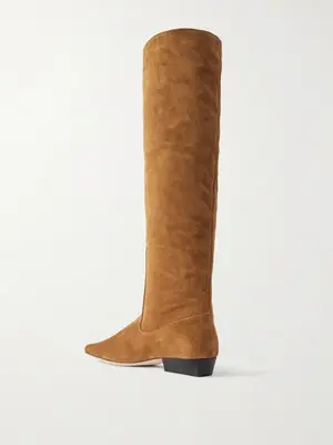 Staud Wally Suede Knee-high Boots