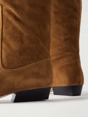 Staud Wally Suede Knee-high Boots