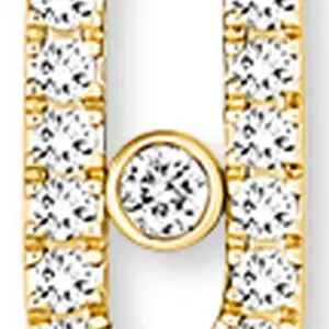 Messika Move Uno Yellow And Diamond Pavé Necklace