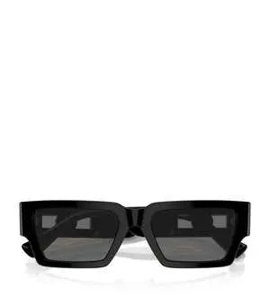 Versace Acetate Medusa Detail Sunglasses - Black