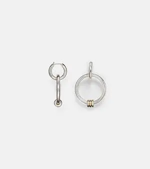 SPINELLI KILCOLLIN Sirius Versa Sterling And 18kt Gold Hoop Earrings