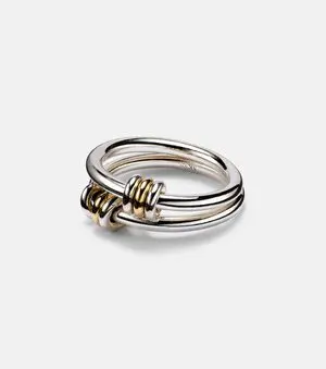 SPINELLI KILCOLLIN Sirius Versa Sterling And 18kt Gold Hoop Earrings