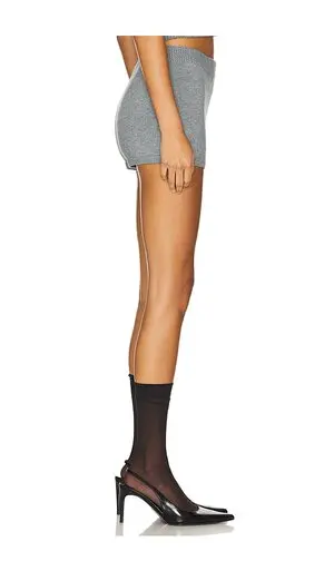 GUIZIO Calesia Knit Shorts - Grey