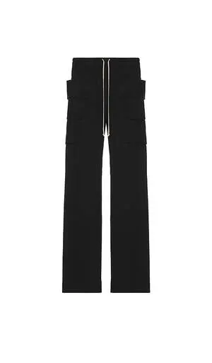 Rick Owens Creatch Cargo Drawstring Pants In . Also - Black