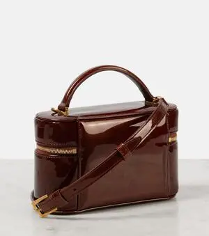 Saint Laurent Gaby Cassandre Patent Leather Vanity Bag