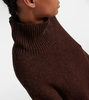 Khaite Morris Cashmere-blend Roll Neck Sweater