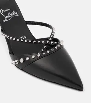 CHRISTIAN LOUBOUTIN Tatoosh 70 Studded Leather Mules