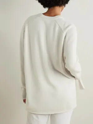JAMES PERSE Recycled Cashmere Sweater With Side Slits