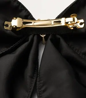 Prada Re-nylon Bow Hair Clip