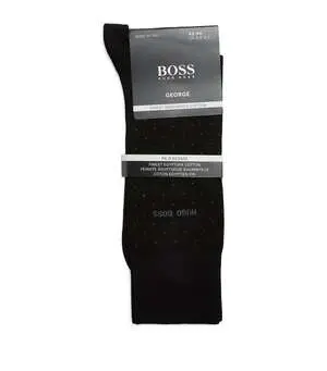 BOSS George Pin Dot Crew Socks
