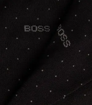 BOSS George Pin Dot Crew Socks