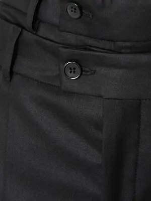 BETTTER Wool-blend Straight-leg Trousers With Double Waistband