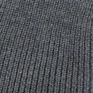 BOSS Virgin Wool Logo Beanie - Grey