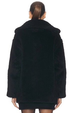 Max Mara Olga Short Coat - Black