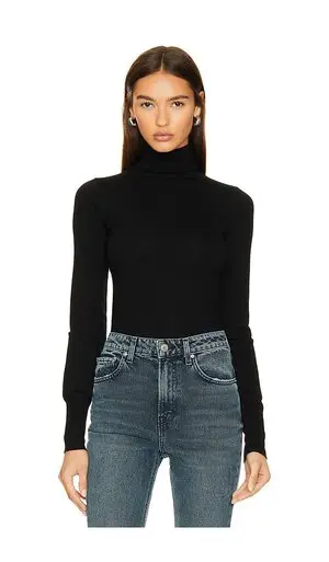 GRLFRND Merino Wool Turtleneck Sweater - Black