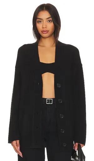 CAMILA COELHO Oversized Button-front Cardigan