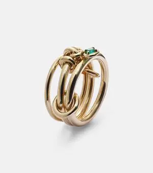 SPINELLI KILCOLLIN Piera Linked Rings With Emerald